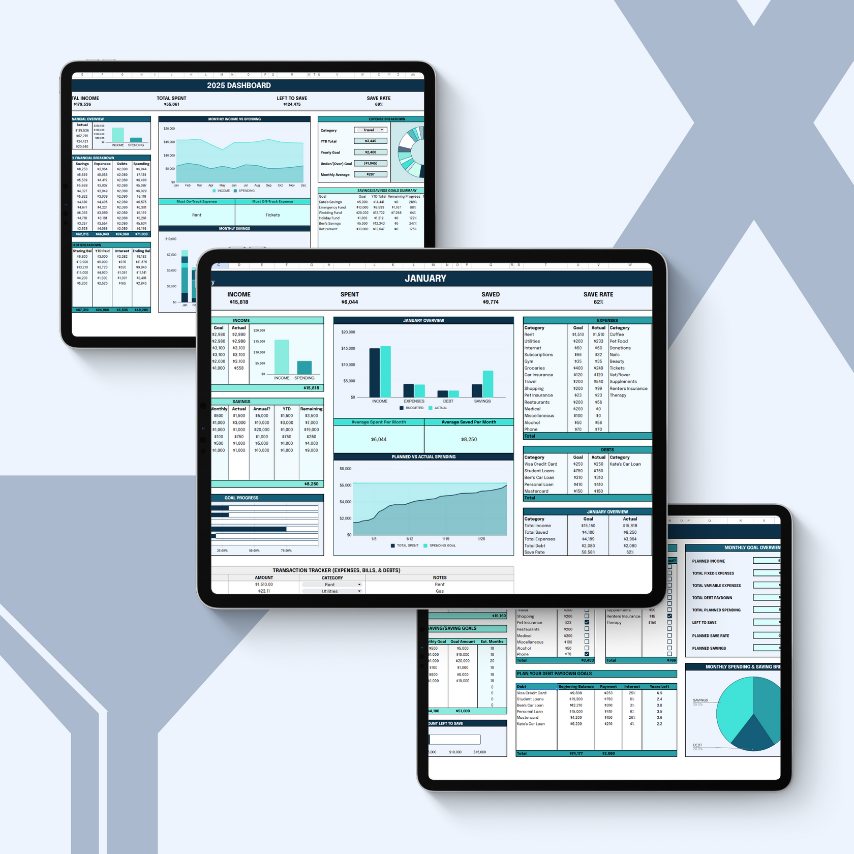2025 Budget Tracker – Excel Dictionary