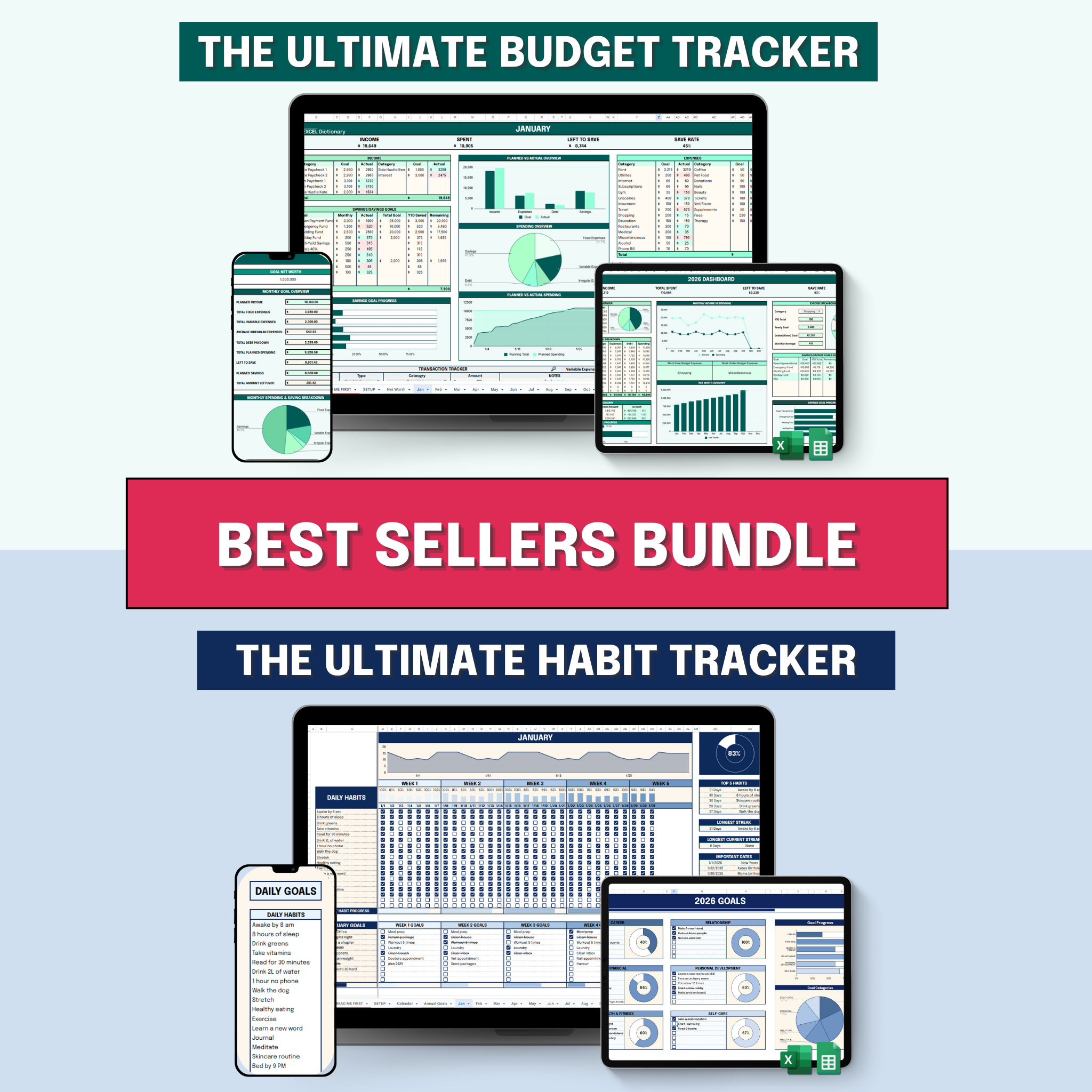 2026 Best-Seller Tracker Bundle – Excel Dictionary