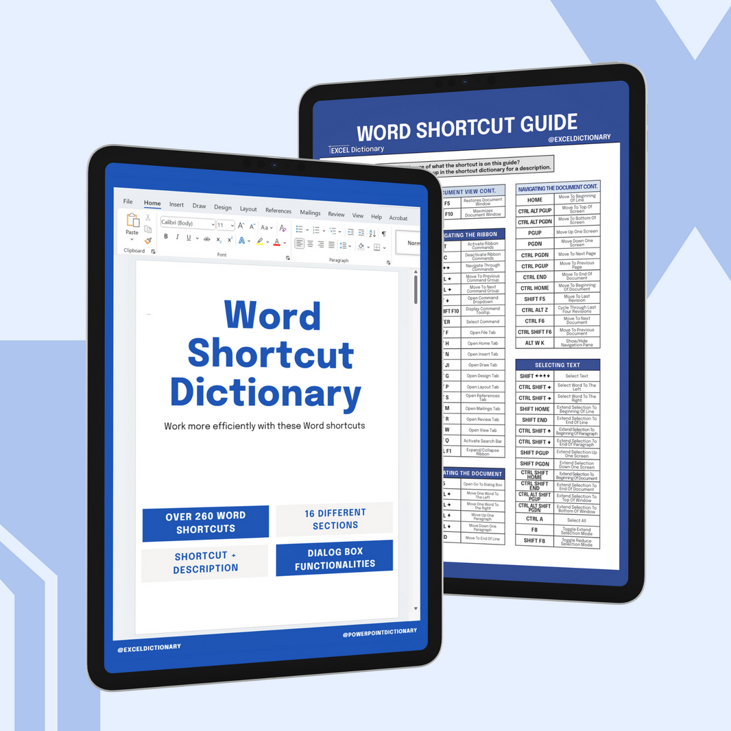 Guides – Excel Dictionary