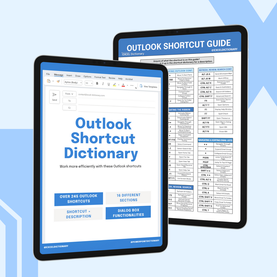 Guides Excel Dictionary 