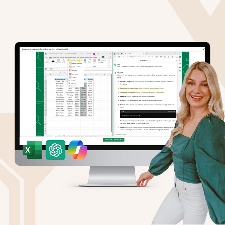 Courses Excel Dictionary