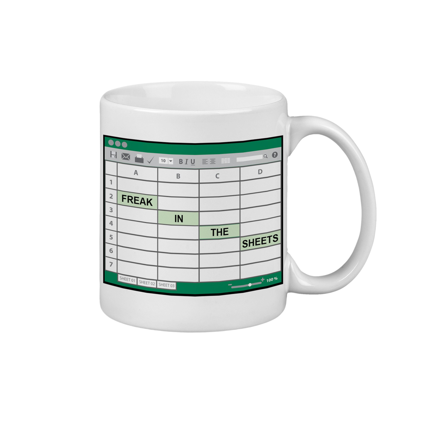 Freak In The Sheets Mug – Excel Dictionary